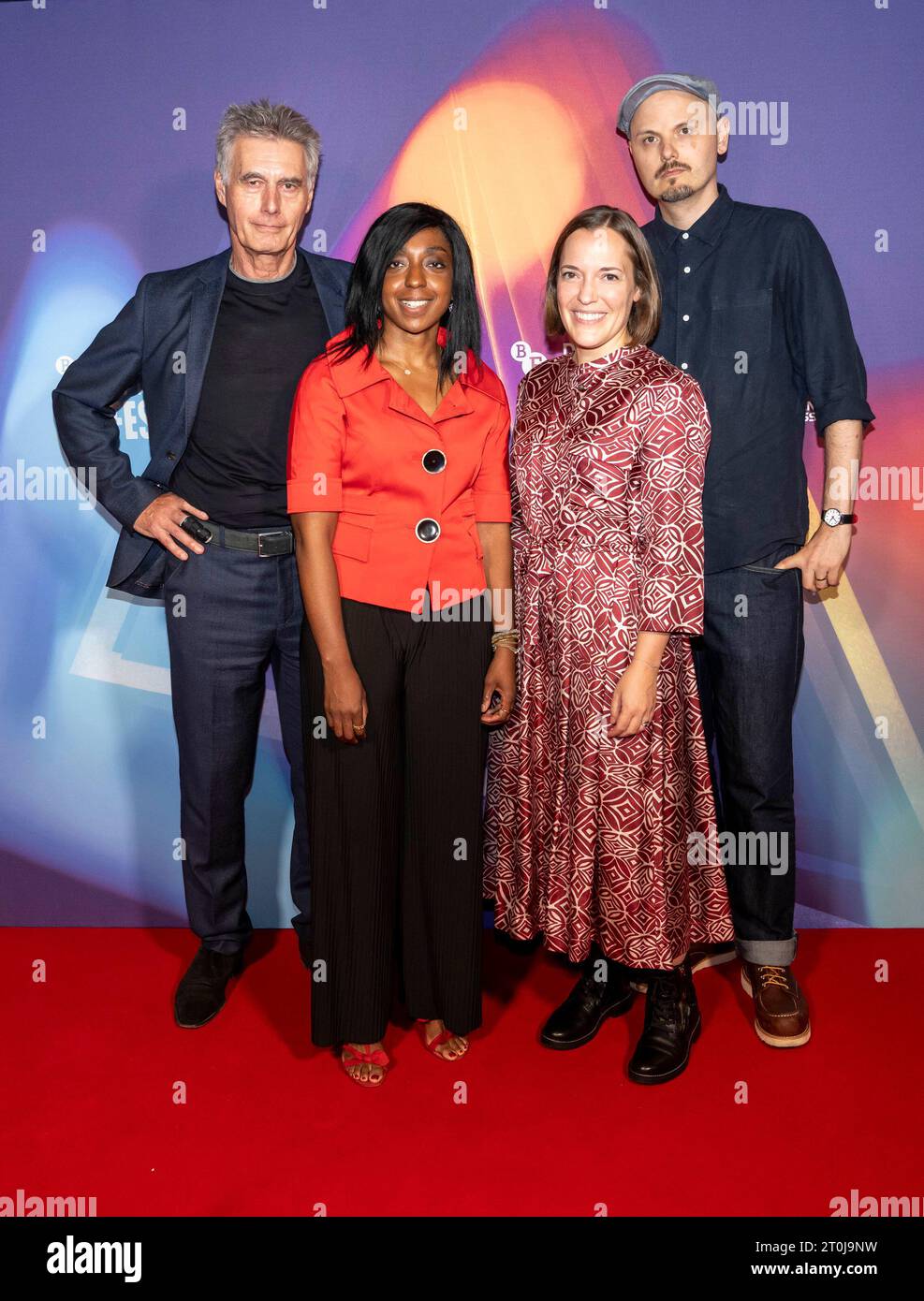 Stephen Garrett (left) and director J Blakeson, producer Morenike ...