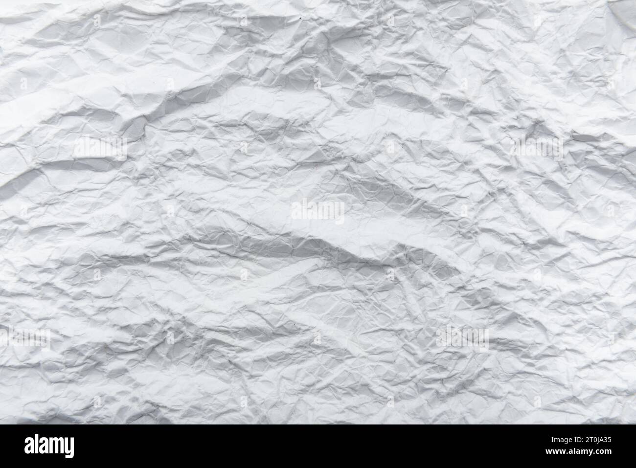 Texture of white crumpled paper with wrinkles and folds. Paper Stock ...