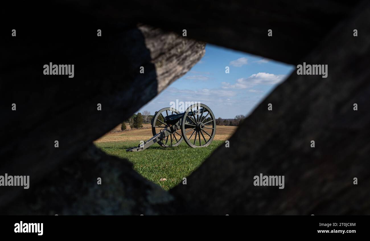 Amidst the historic landscape of Henry Hill, Bull Run, Manassas ...