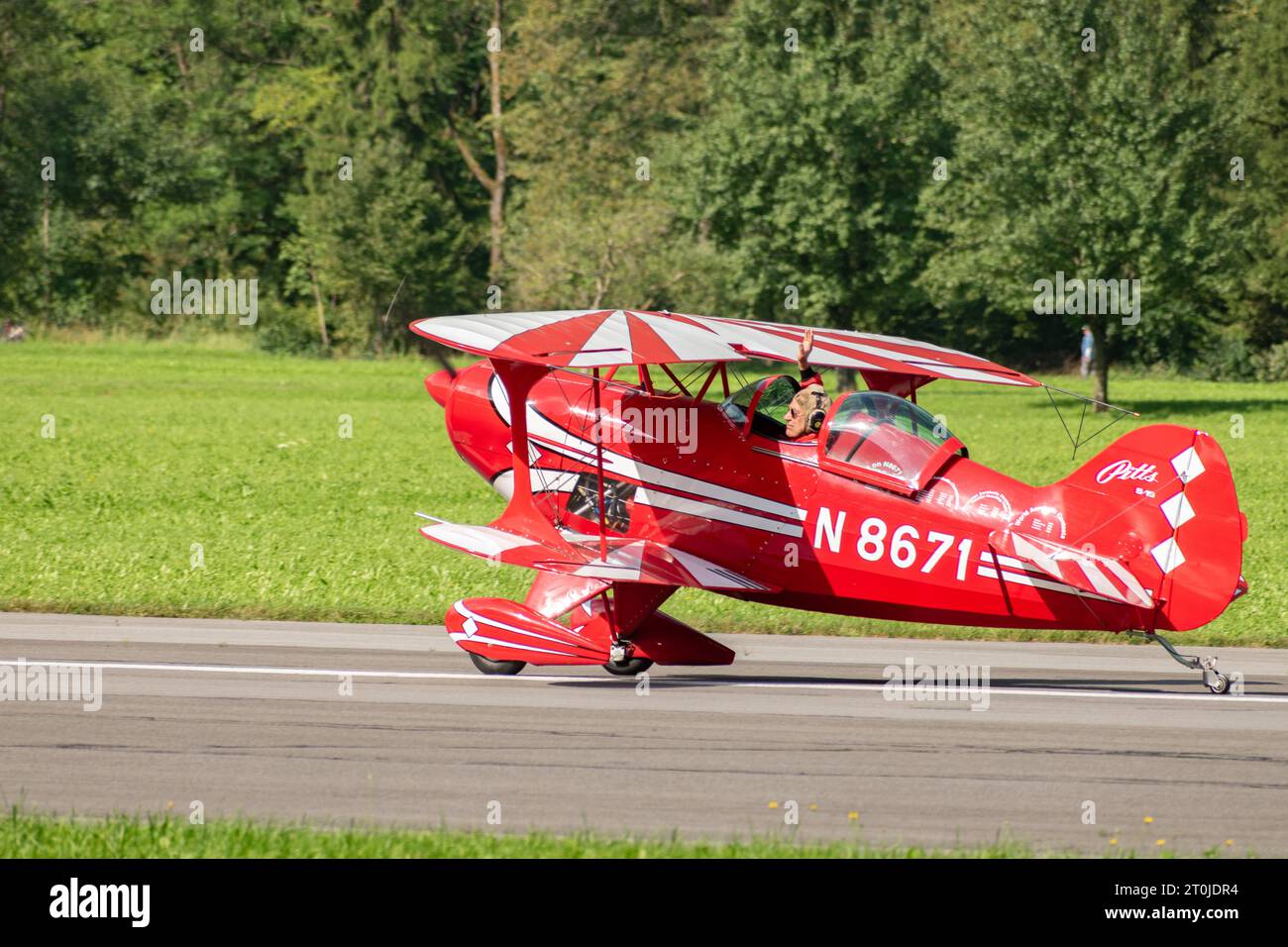 Mollis, Switzerland, August 18, 2023 N-8671 Pitts S-1S special double ...