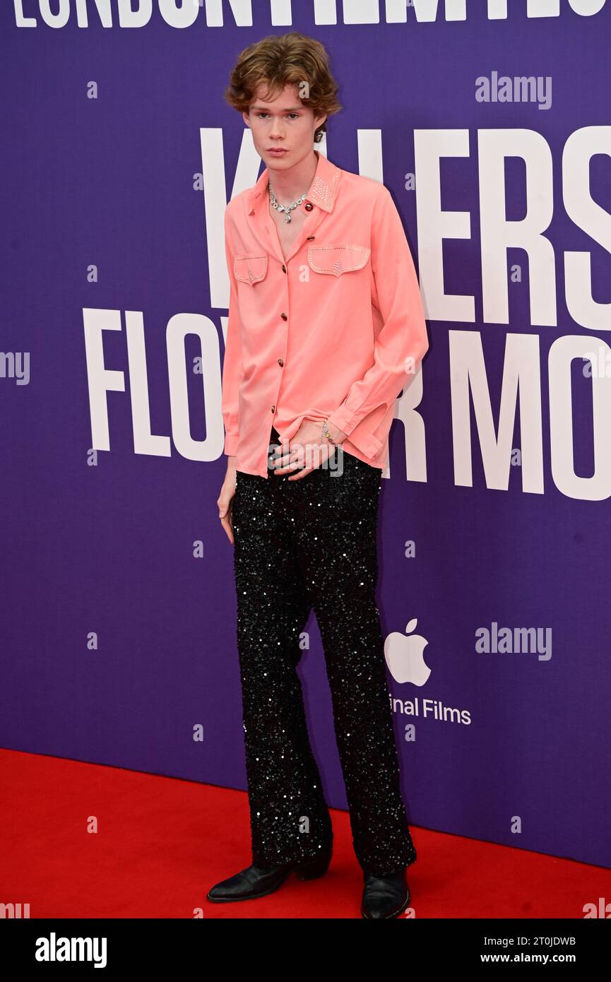 Royal Festival Hall, 7th October 2023, Louis Powell attends the Killers ...