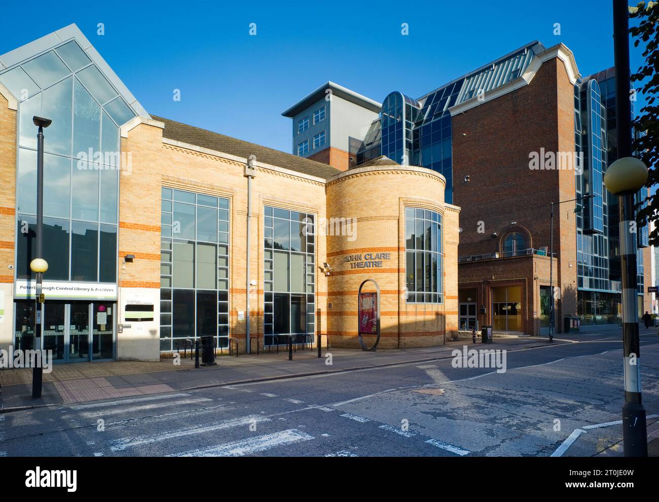 The John Clare Theatre in Broadway, Peterborough Stock Photo - Alamy