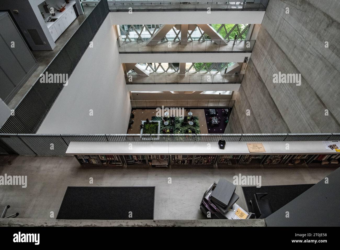 Seattle Public Library - Central Library Stock Photo - Alamy