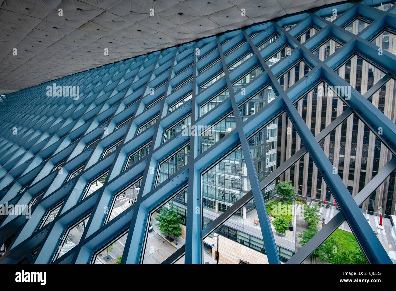 Seattle Public Library - Central Library Stock Photo - Alamy