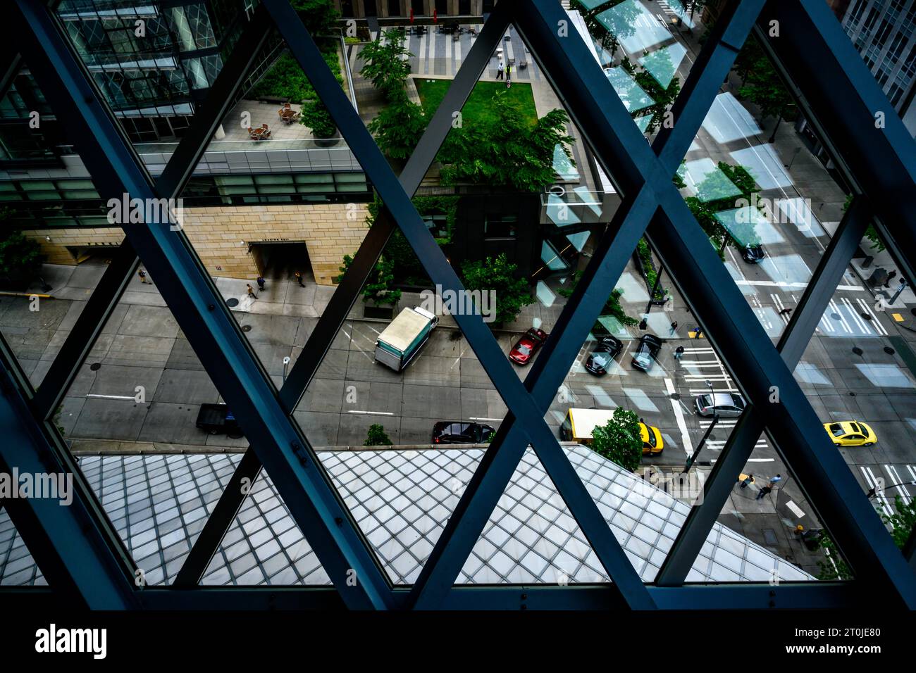 Seattle Public Library - Central Library Stock Photo - Alamy