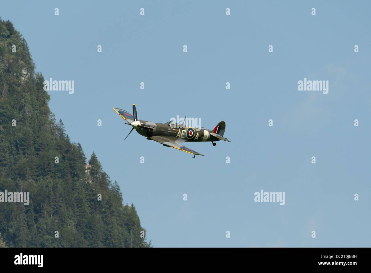 Mollis, Switzerland, August 18, 2023 EP-120 Supermarine LF Mk Vb ...