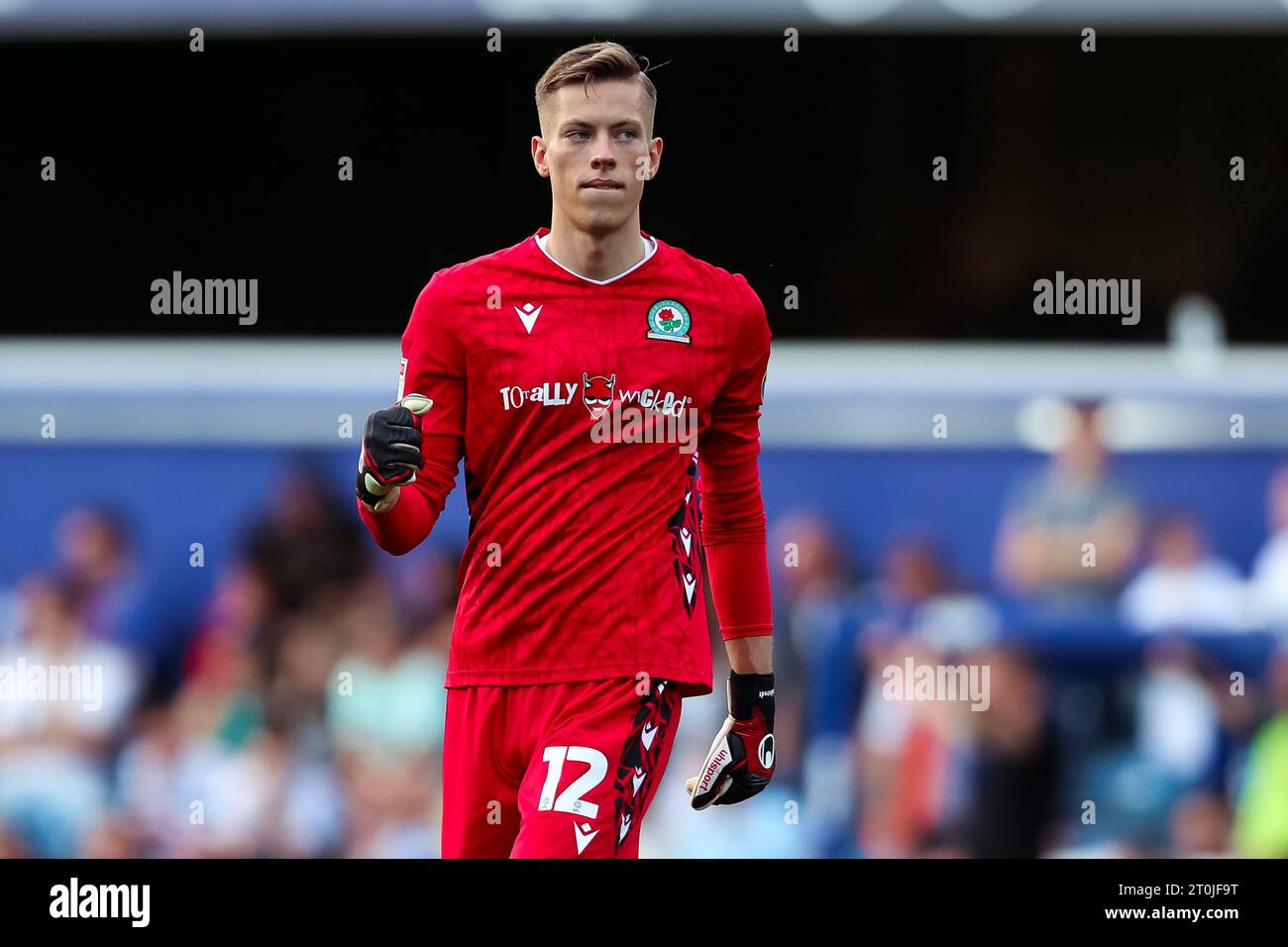 Blackburn Rovers goalkeeper Leopold Wahlstedt celebrates their side's ...