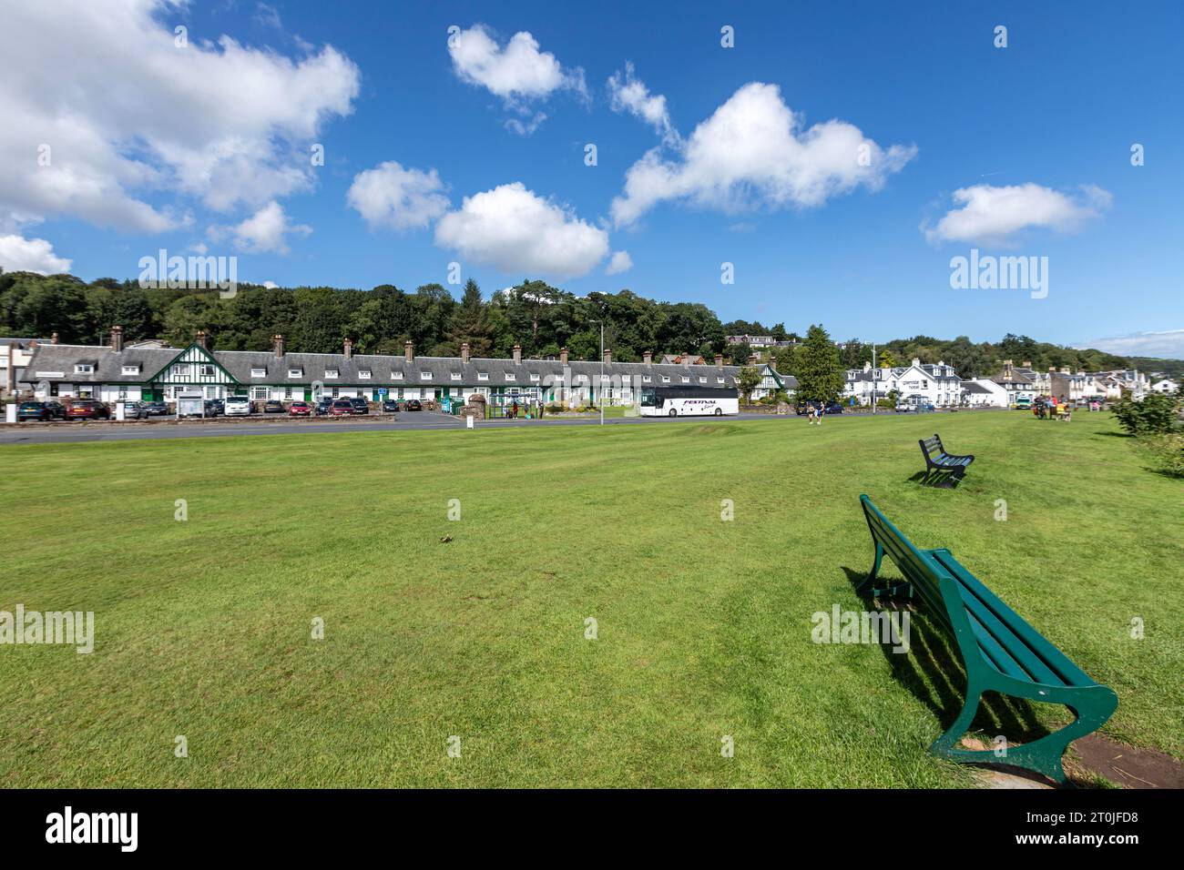 Hamilton Terrace, Lamlash, Isle of Arran, Firth of Clyde, Scotland, UK ...
