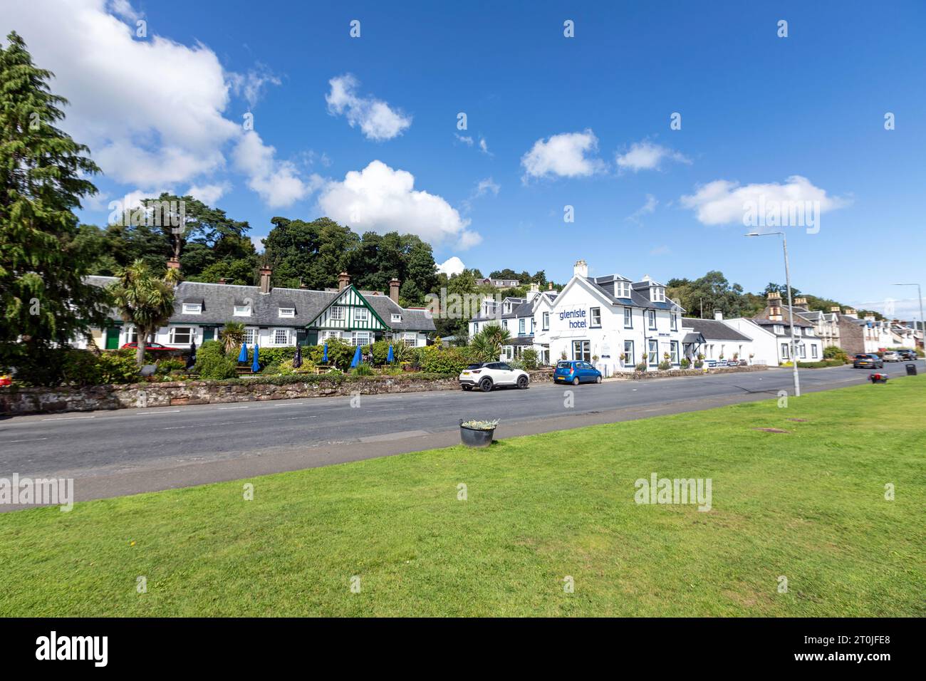 Hamilton Terrace, Lamlash, Isle of Arran, Firth of Clyde, Scotland, UK ...