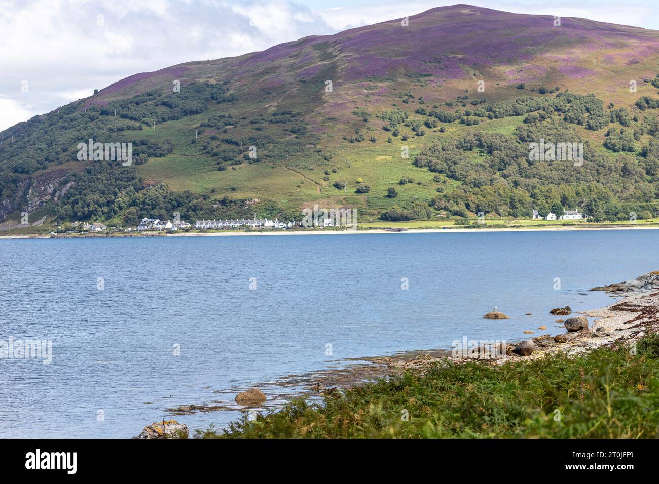 Twelve Apostles, Catacol view from Lochranza, Isle of Arran, Firth of ...