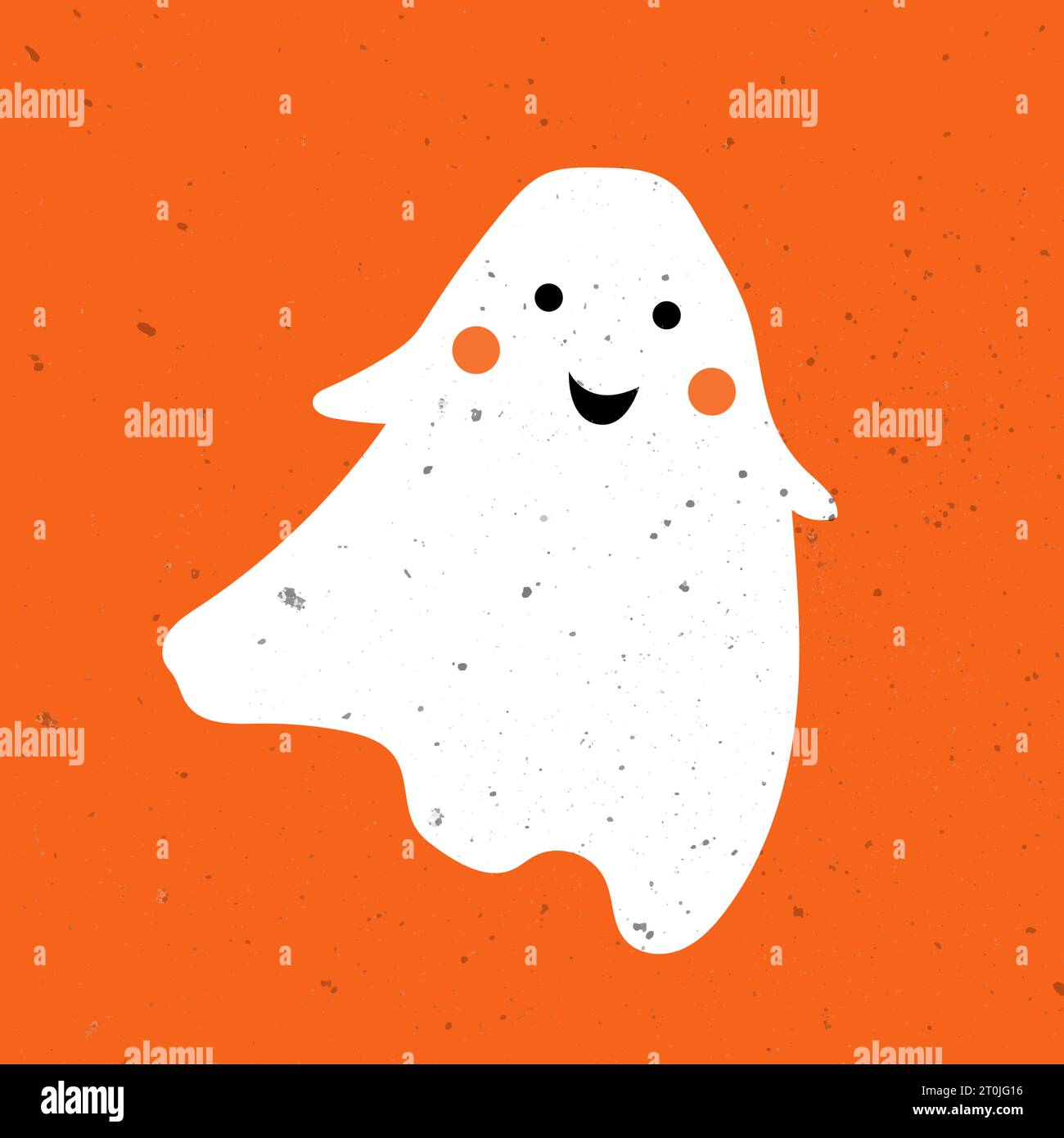 Little cute ghost. Cute ghost celebrate Halloween. Cute Ghost Vector ...