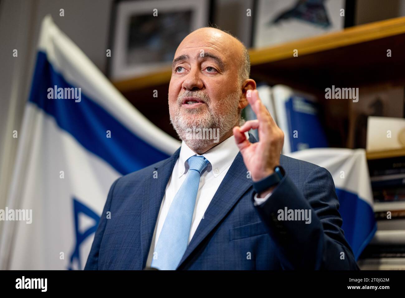 Berlin, Germany. 07th Oct, 2023. Ron Prosor, Israel's ambassador to ...