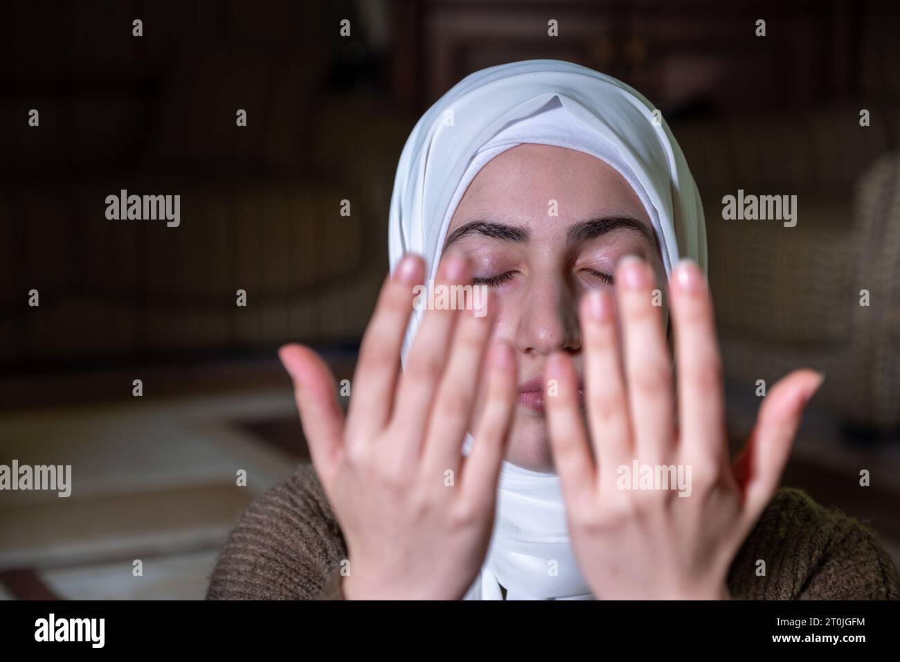 muslim couples praying together asking allah for mercy and forgiveness ...