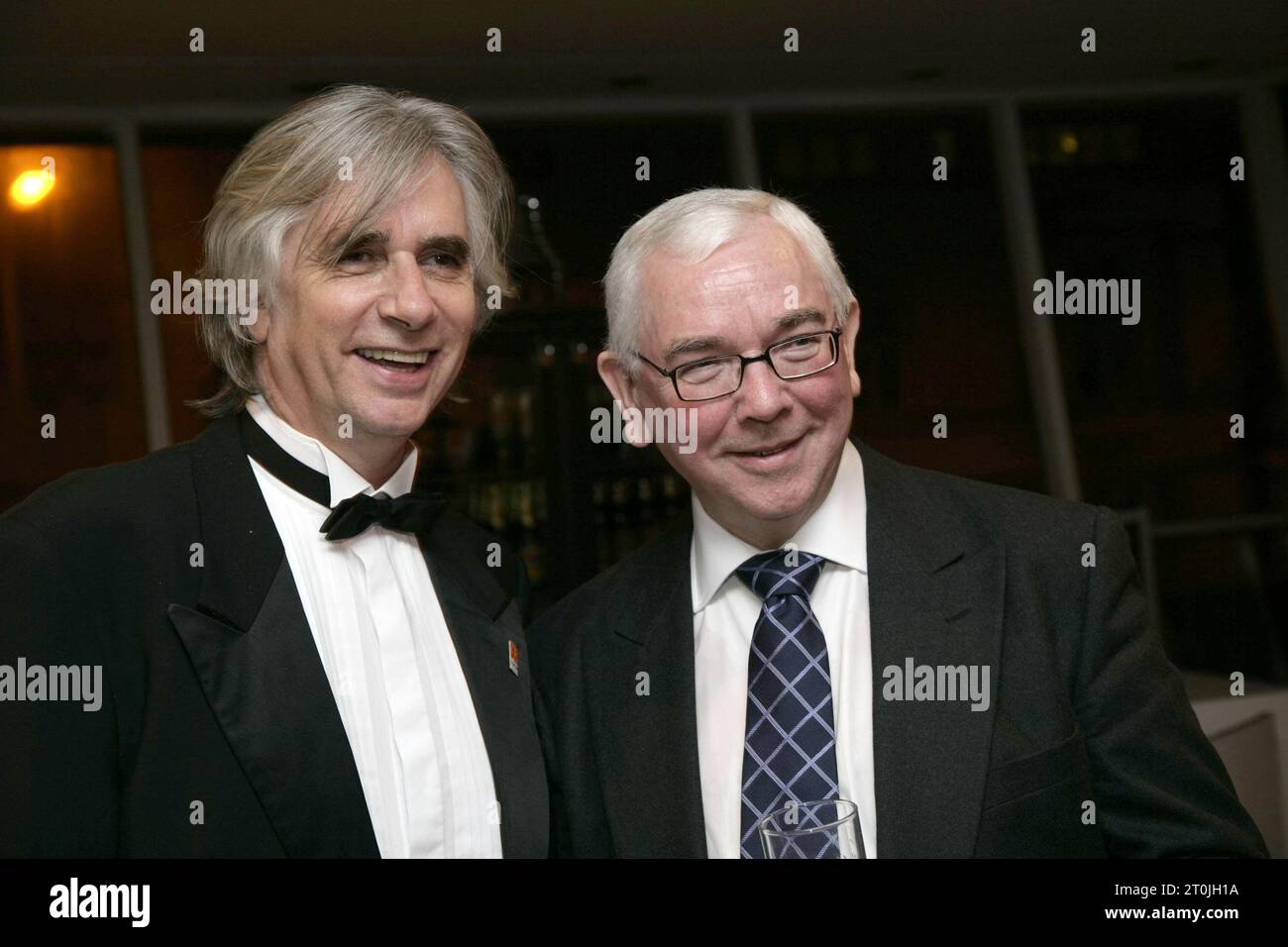 File photo dated 09/10/08 of film director Terence Davies (right) with ...