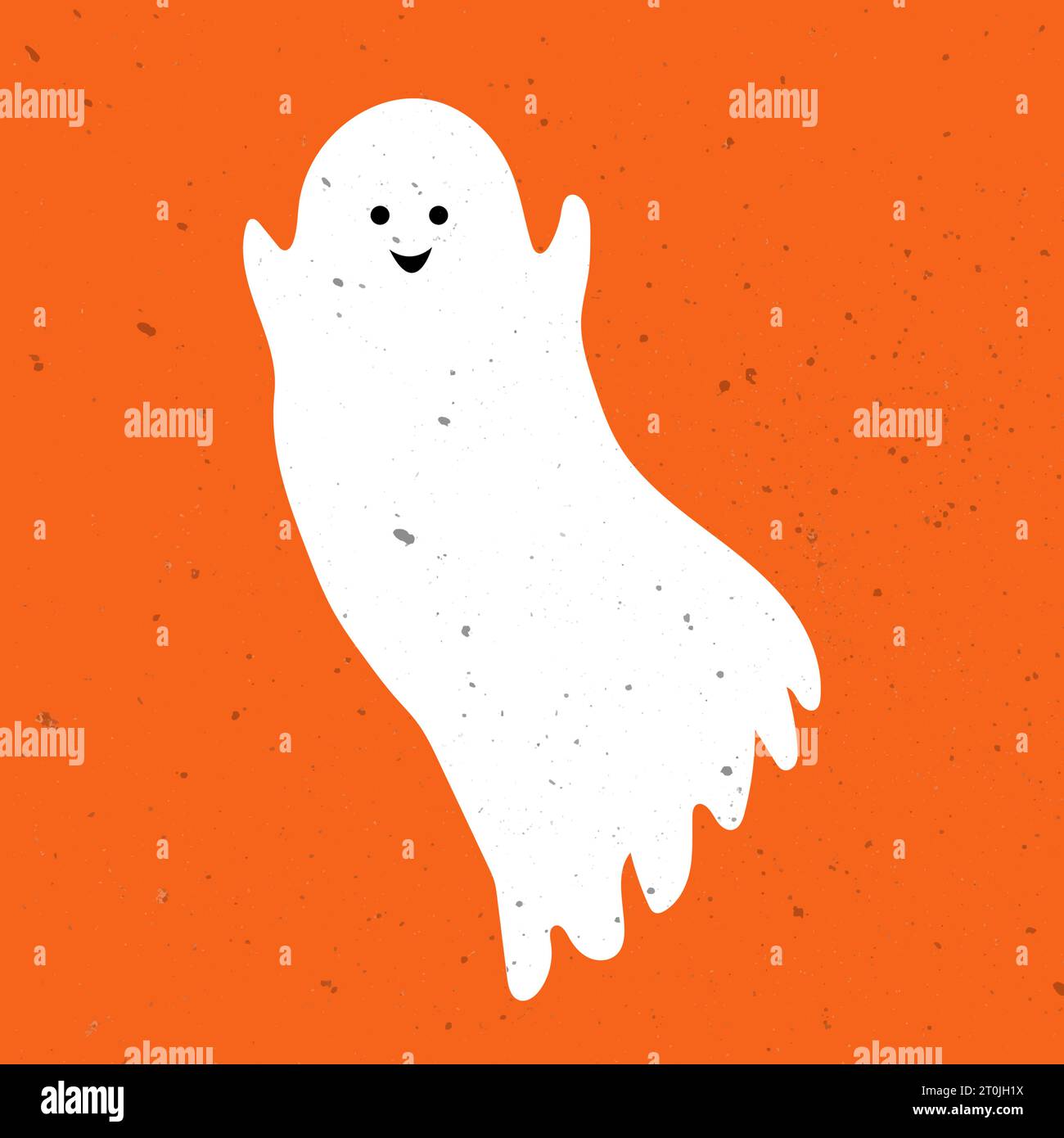 Little cute ghost. Cute ghost celebrate Halloween. Cute Ghost Vector ...