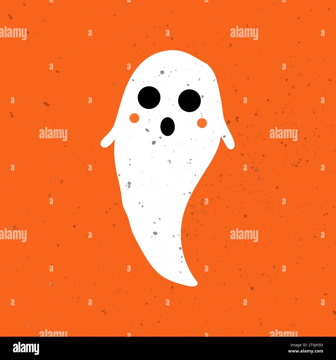 Little cute ghost. Cute ghost celebrate Halloween. Cute Ghost Vector ...