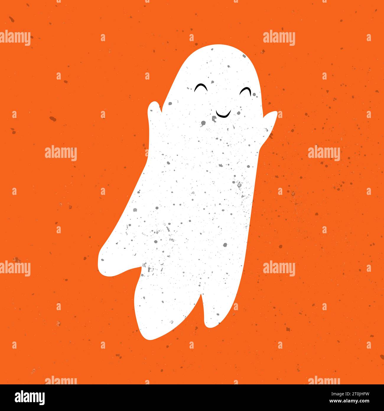 Little cute ghost. Cute ghost celebrate Halloween. Cute Ghost Vector ...