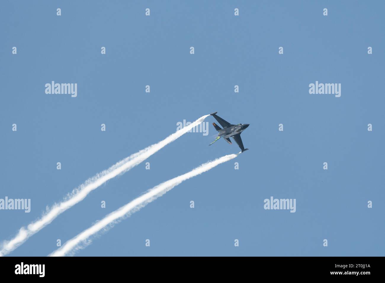 Mollis, Switzerland, August 18, 2023 Lockheed Martin F-16AM Falcon ...