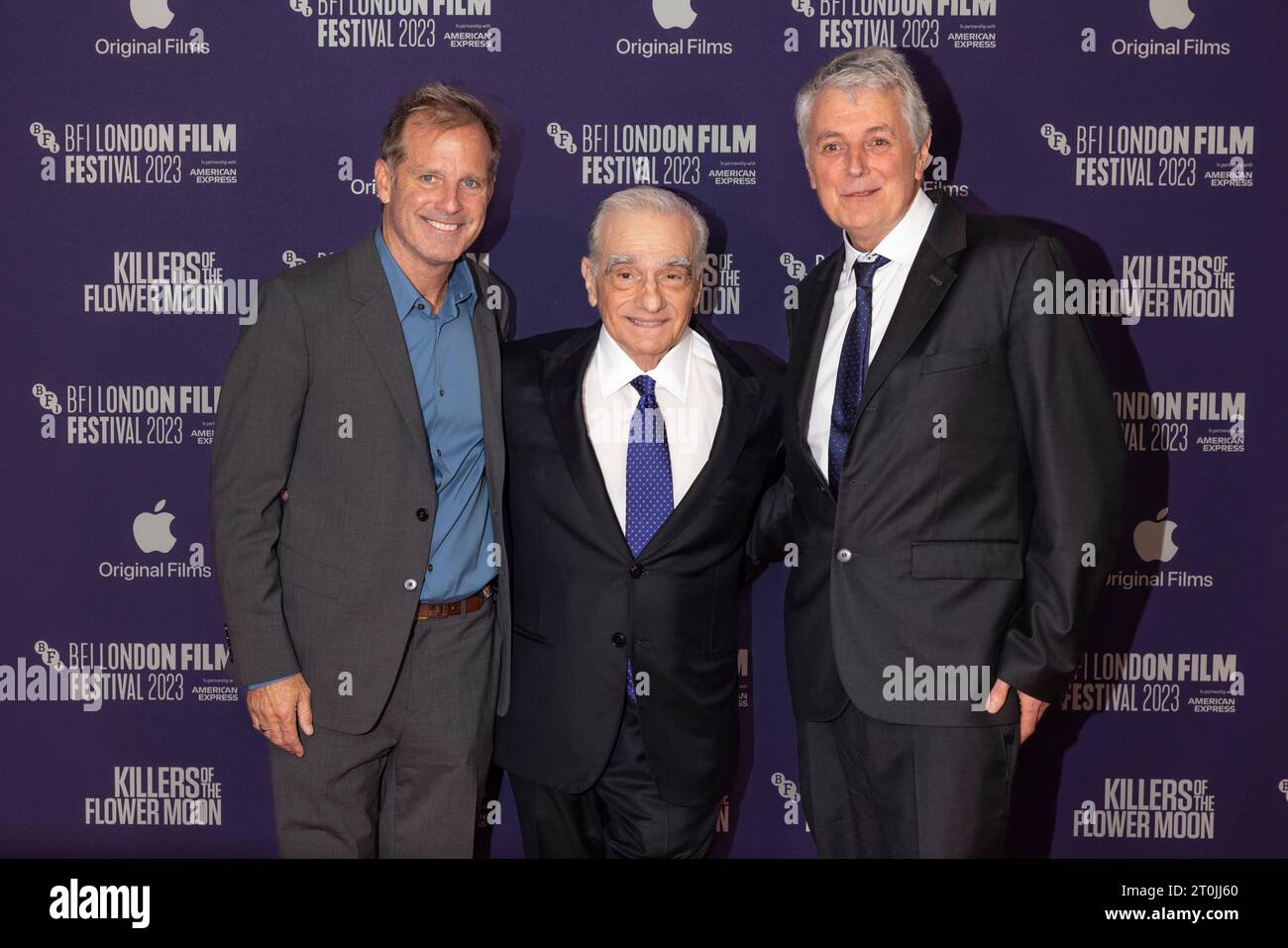 From left, producer Bradley Thomas, director Martin Scorsese and ...
