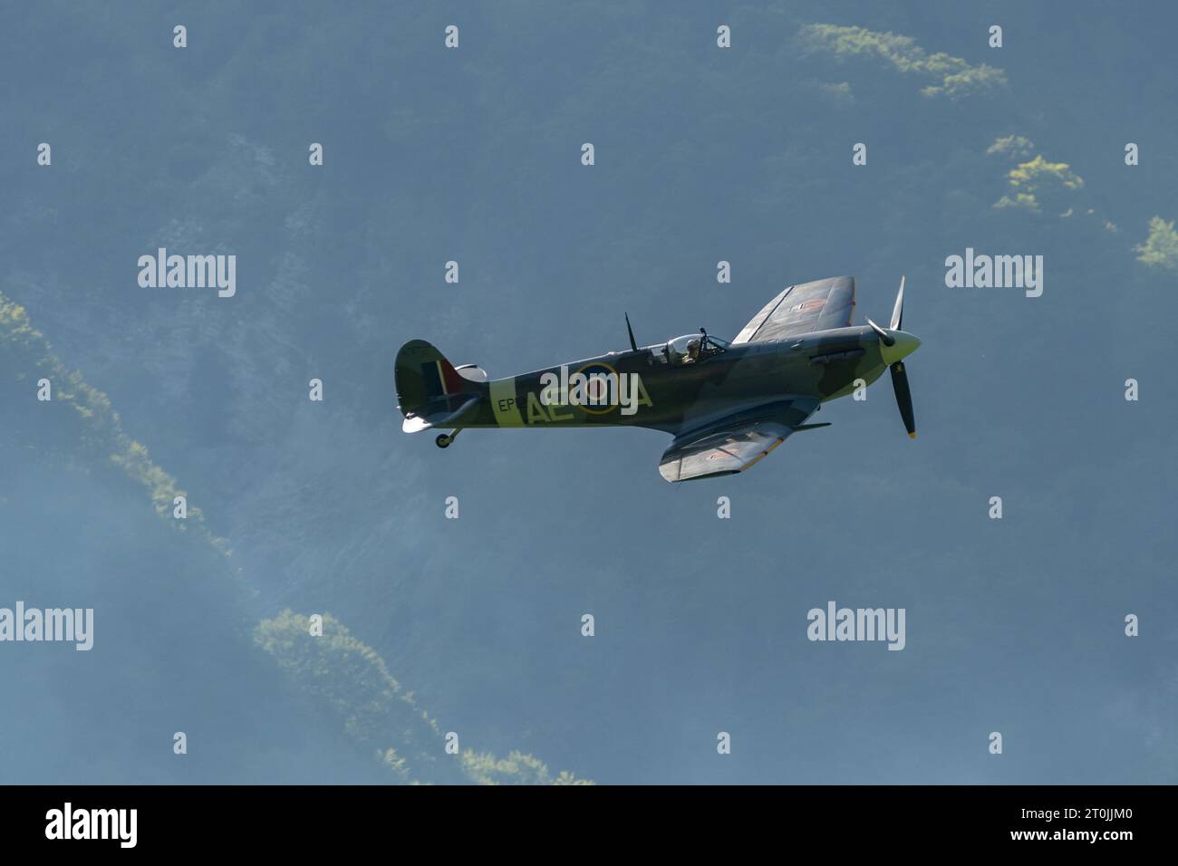 Mollis, Switzerland, August 18, 2023 EP-120 Supermarine LF Mk Vb ...