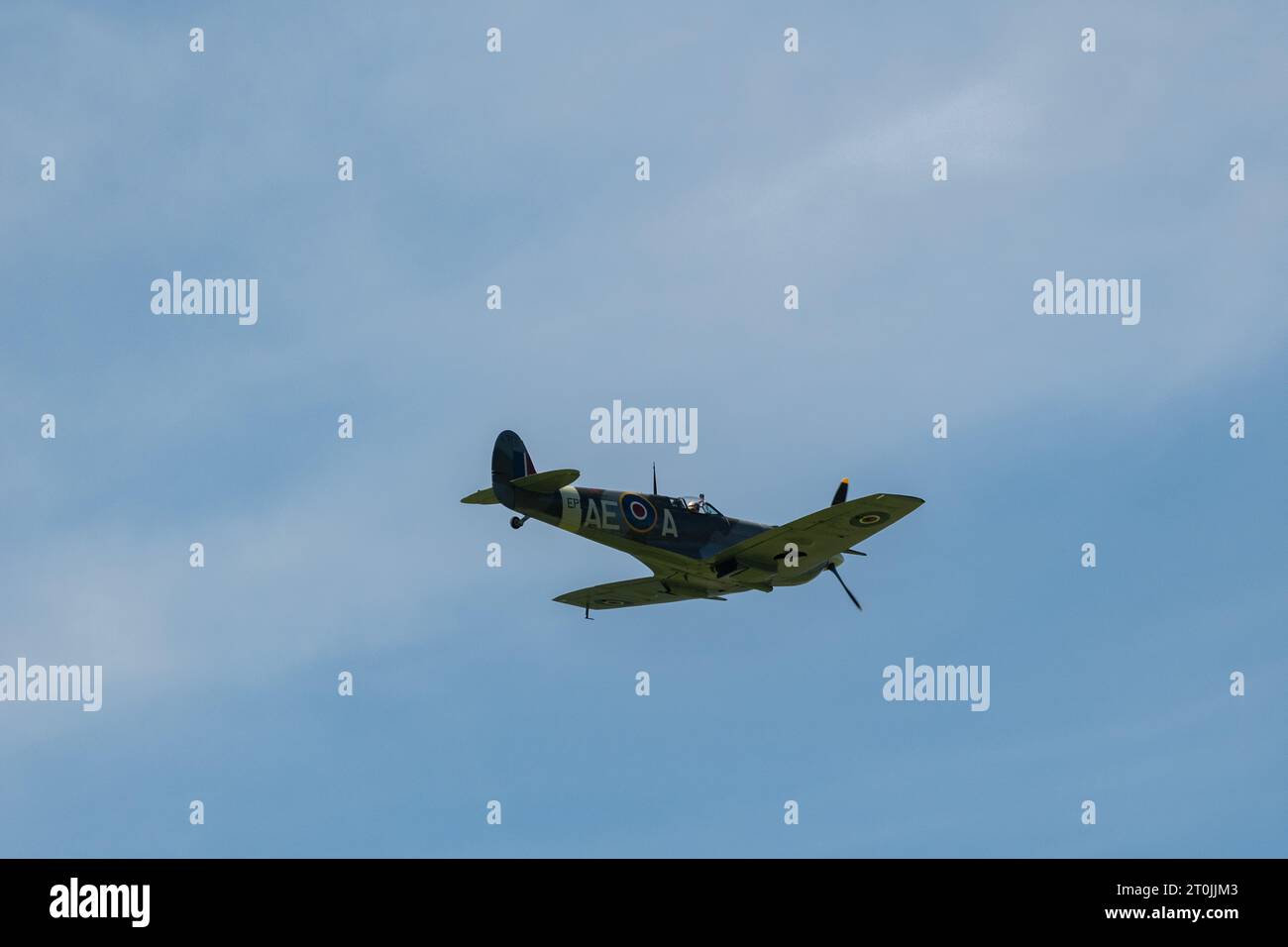 Mollis, Switzerland, August 18, 2023 EP-120 Supermarine LF Mk Vb ...