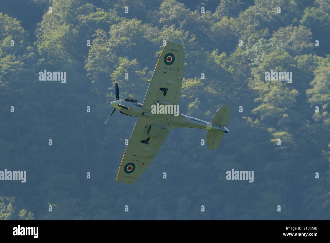 Mollis, Switzerland, August 18, 2023 EP-120 Supermarine LF Mk Vb ...