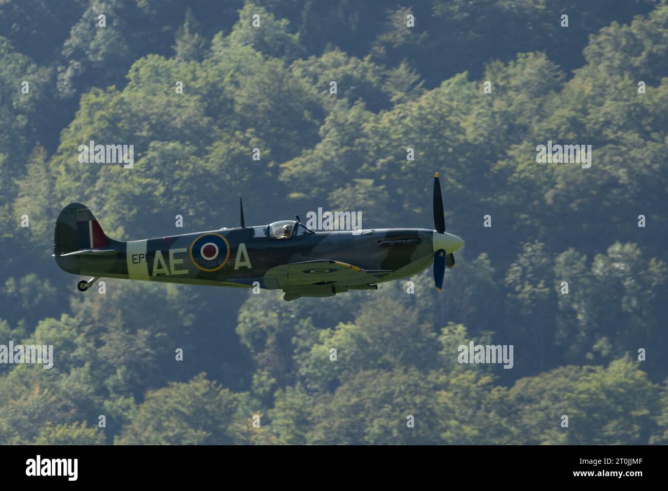 Mollis, Switzerland, August 18, 2023 EP-120 Supermarine LF Mk Vb ...