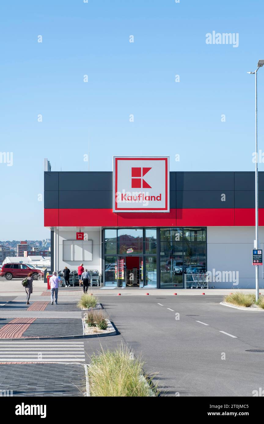 Nitra, Slovakia - October, 6, 2023 : Kaufland supermarket. Kaufland is ...