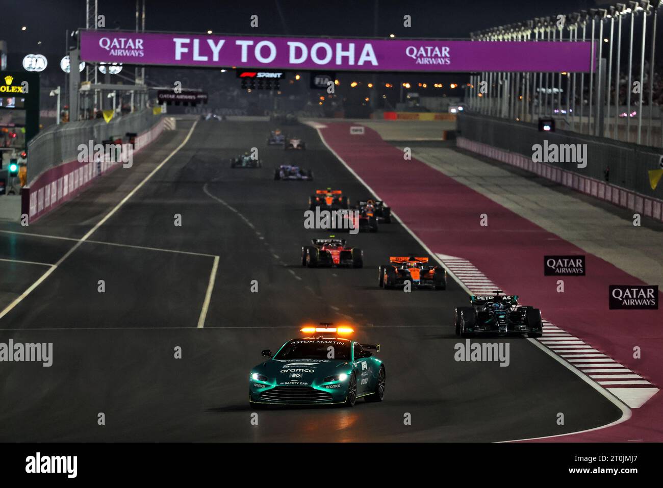 Doha, Qatar. 07th Oct, 2023. George Russell (GBR) Mercedes AMG F1 W14 ...
