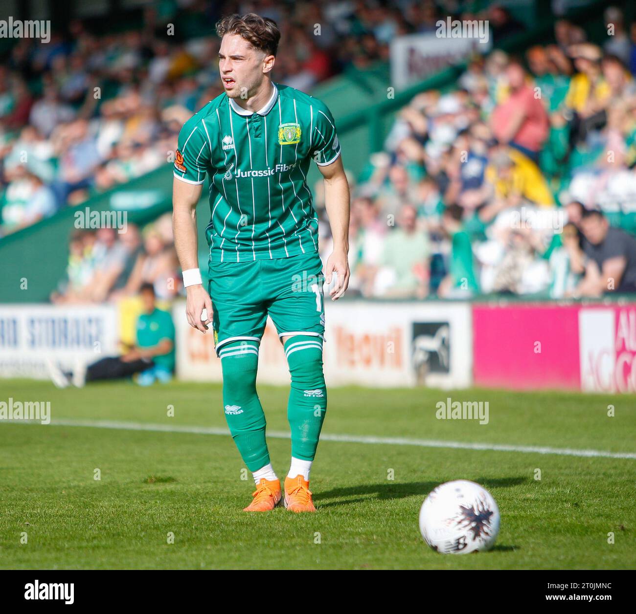 Jordan Young of Yeovil Town during the National League South match at ...