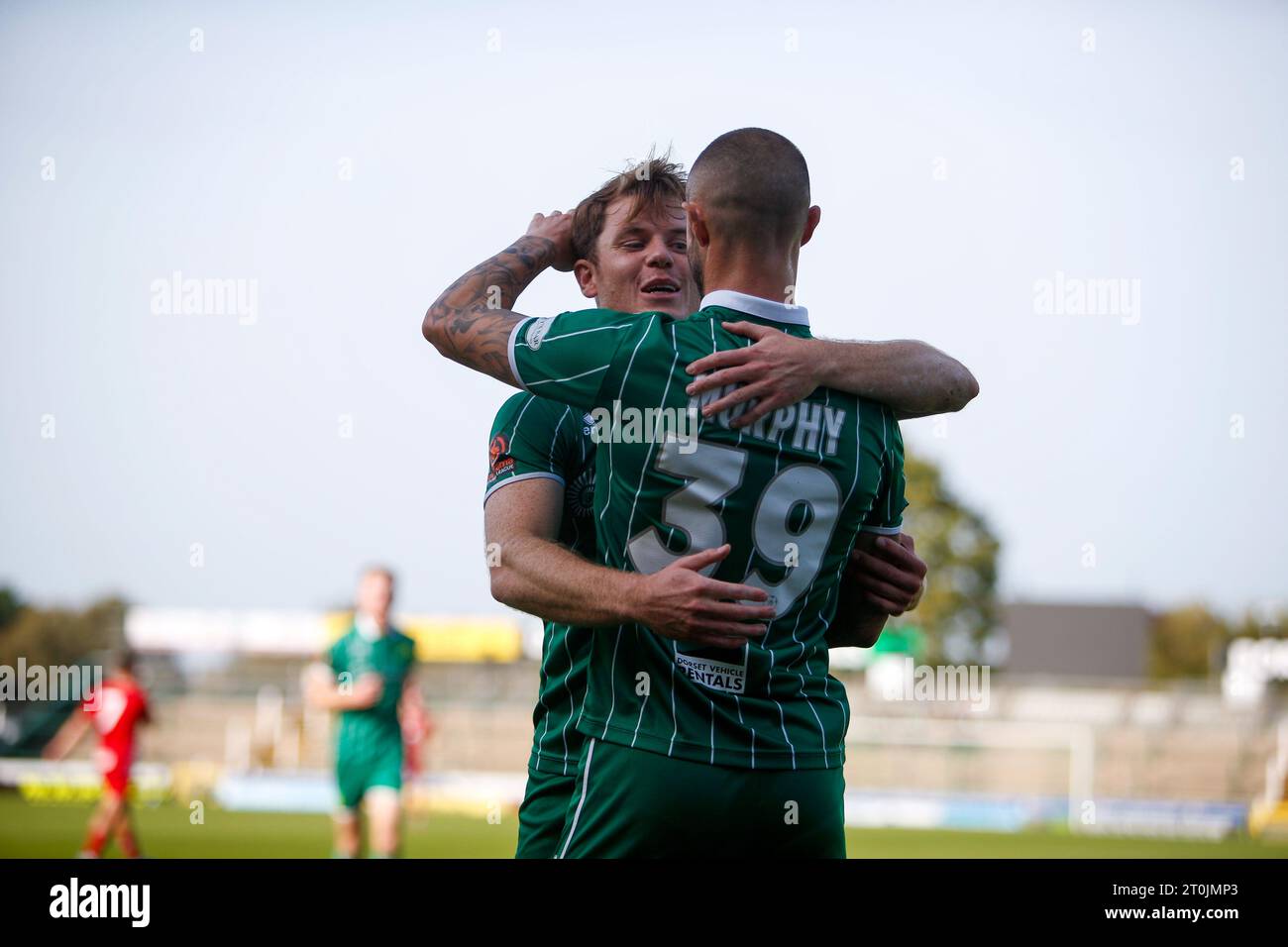 Rhys Murphy & Alex Whittle of Yeovil Town celebrate goal during the ...