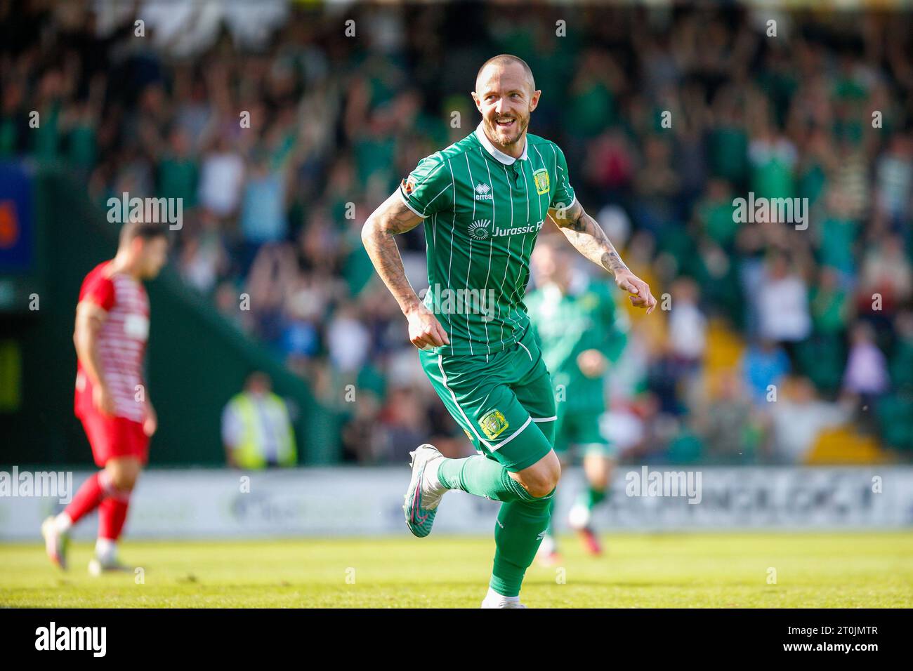 Rhys Murphy of Yeovil Town celebrate his second goal during the ...