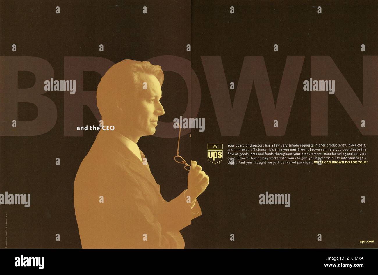 Ups advert hi-res stock photography and images - Alamy