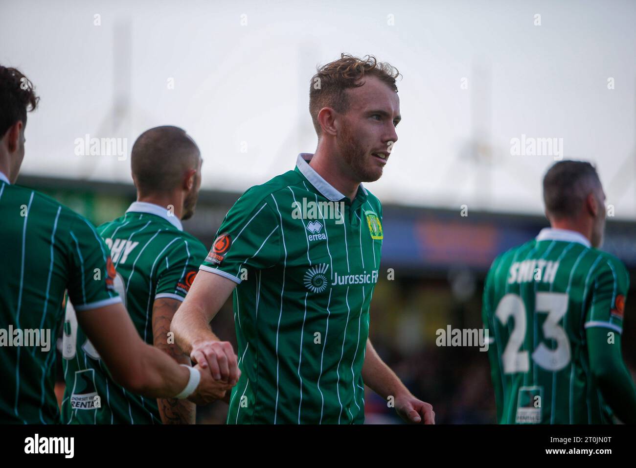 Jordan Stevens of Yeovil Town during the National League South match at ...
