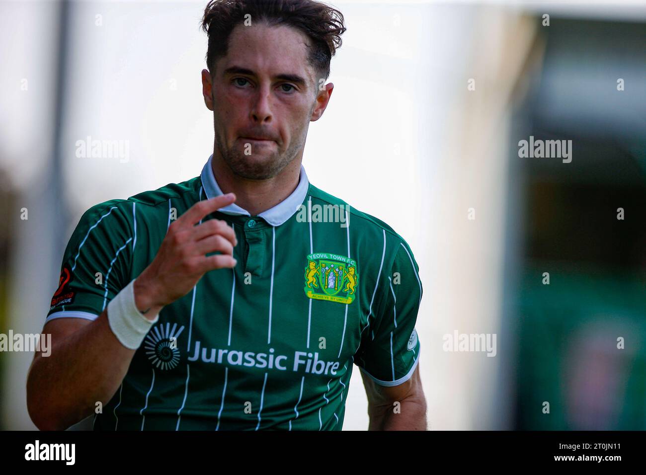 Jordan Young of Yeovil Town during the National League South match at ...