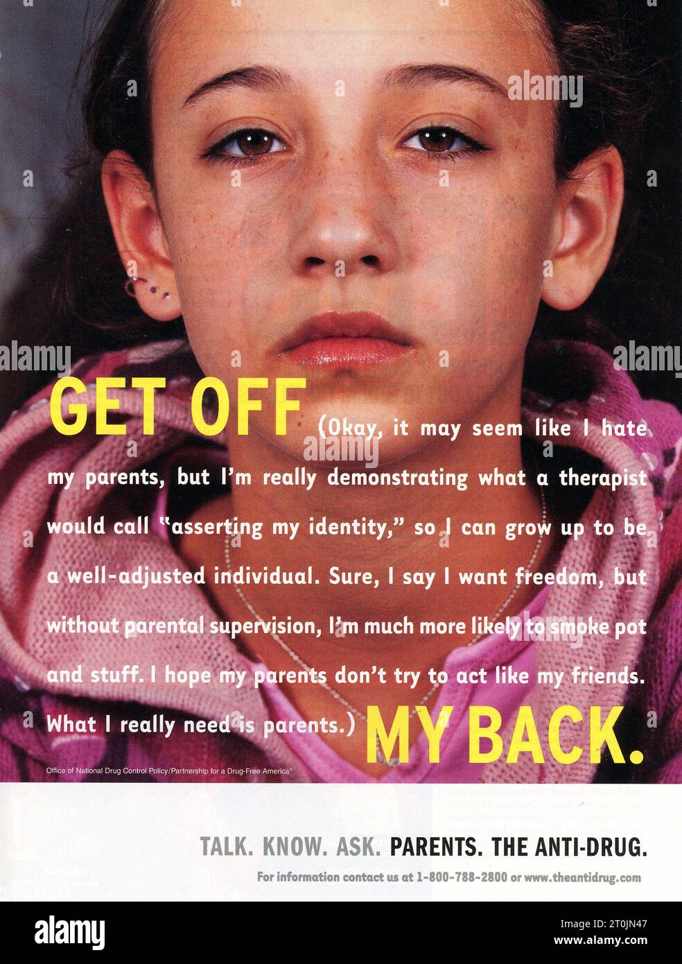 Vintage "Time" Magazine 25 February 2002 Issue Advert, USA Stock Photo ...