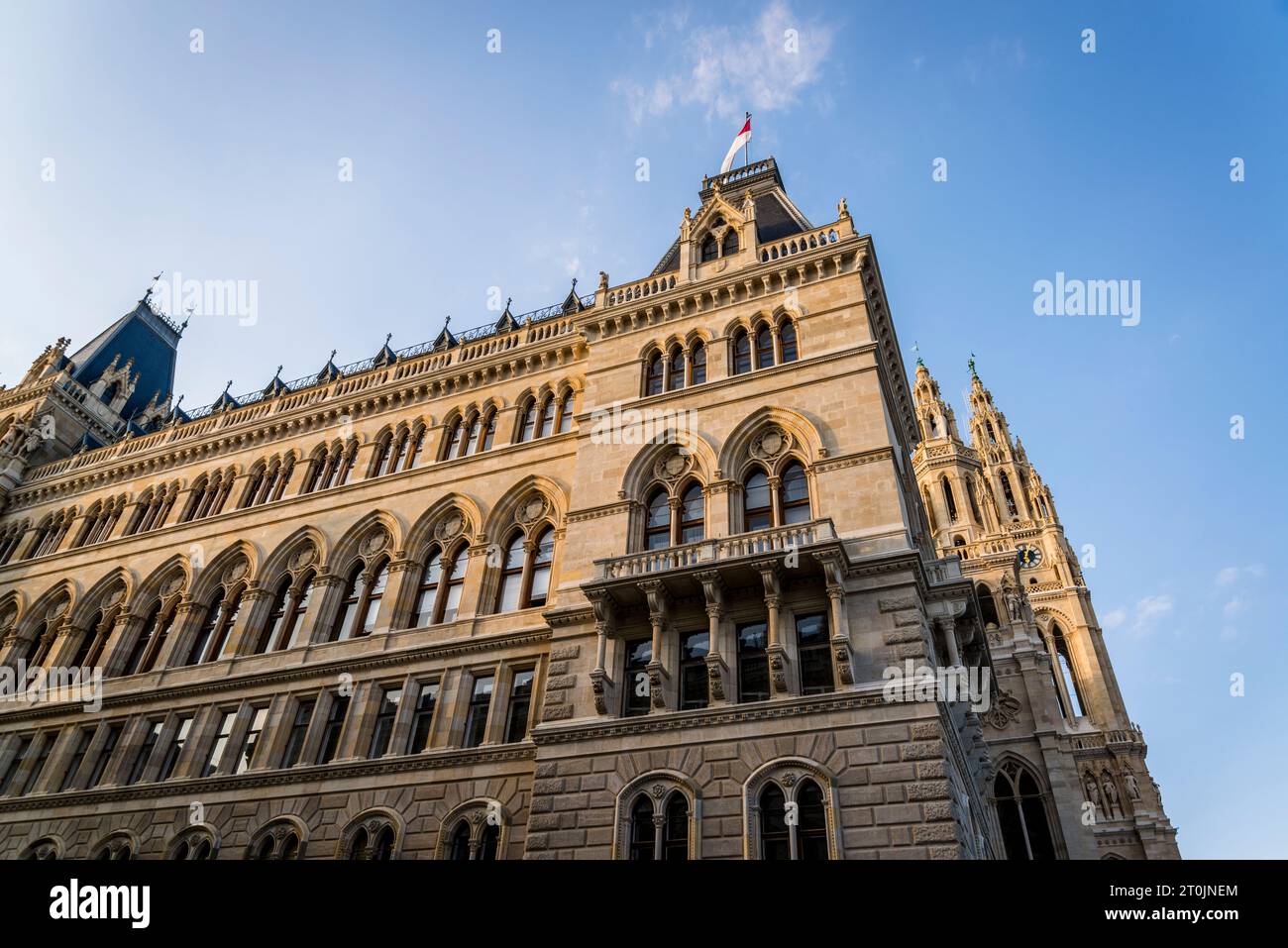 Vienna City Hall at Rathausplatz, Vienna, Austria Stock Photo - Alamy