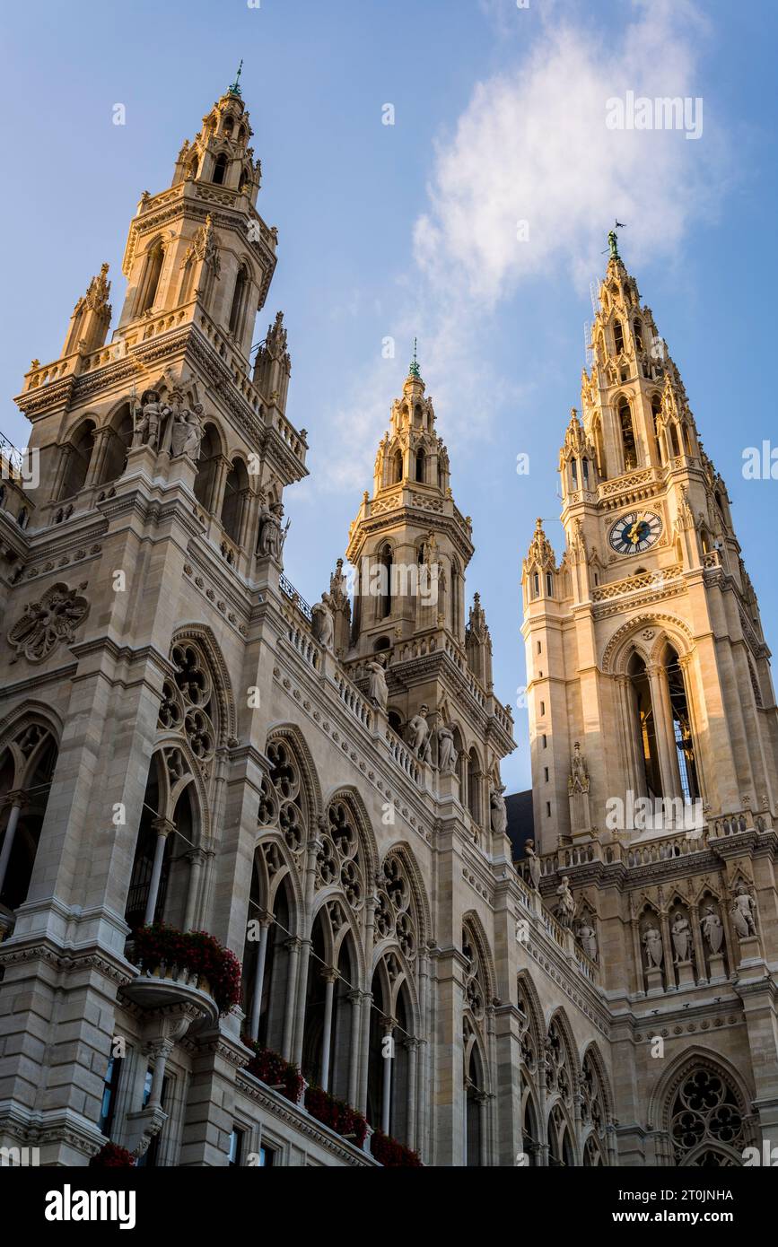 Vienna City Hall at Rathausplatz, Vienna, Austria Stock Photo - Alamy