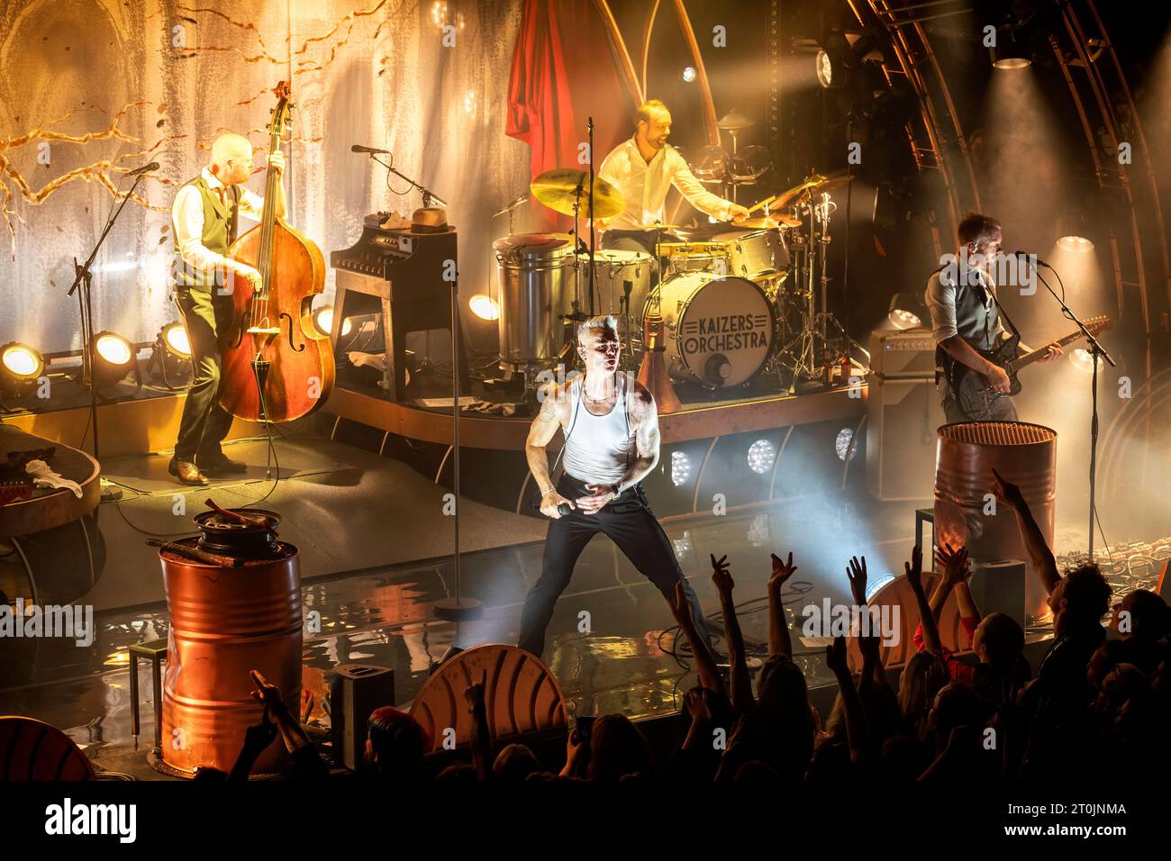 Oslo, Norway. 06th Oct, 2023. The Norwegian rock band Kaizers Orchestra ...