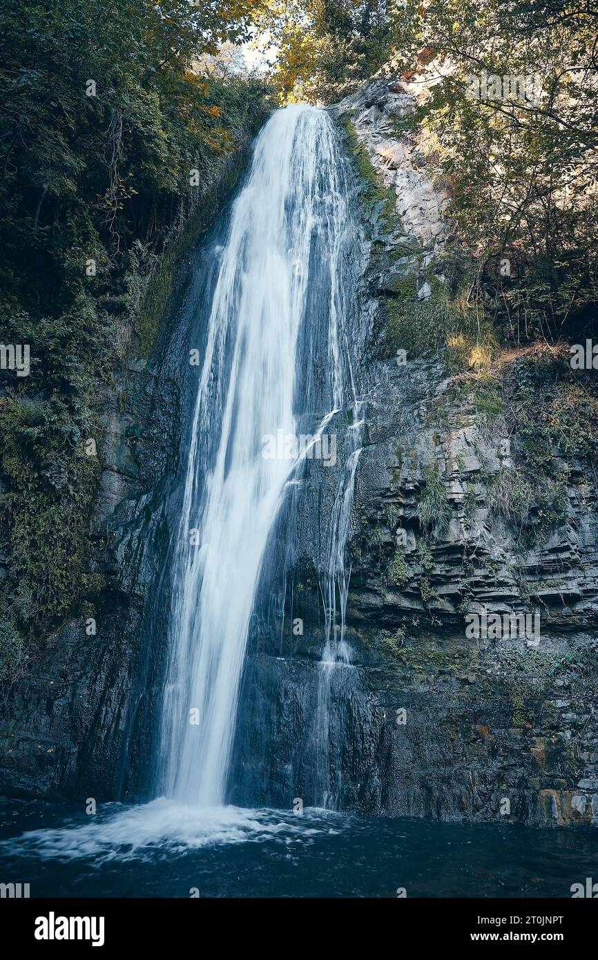 Waterfall in Tbilisi botanical garden Stock Photo - Alamy