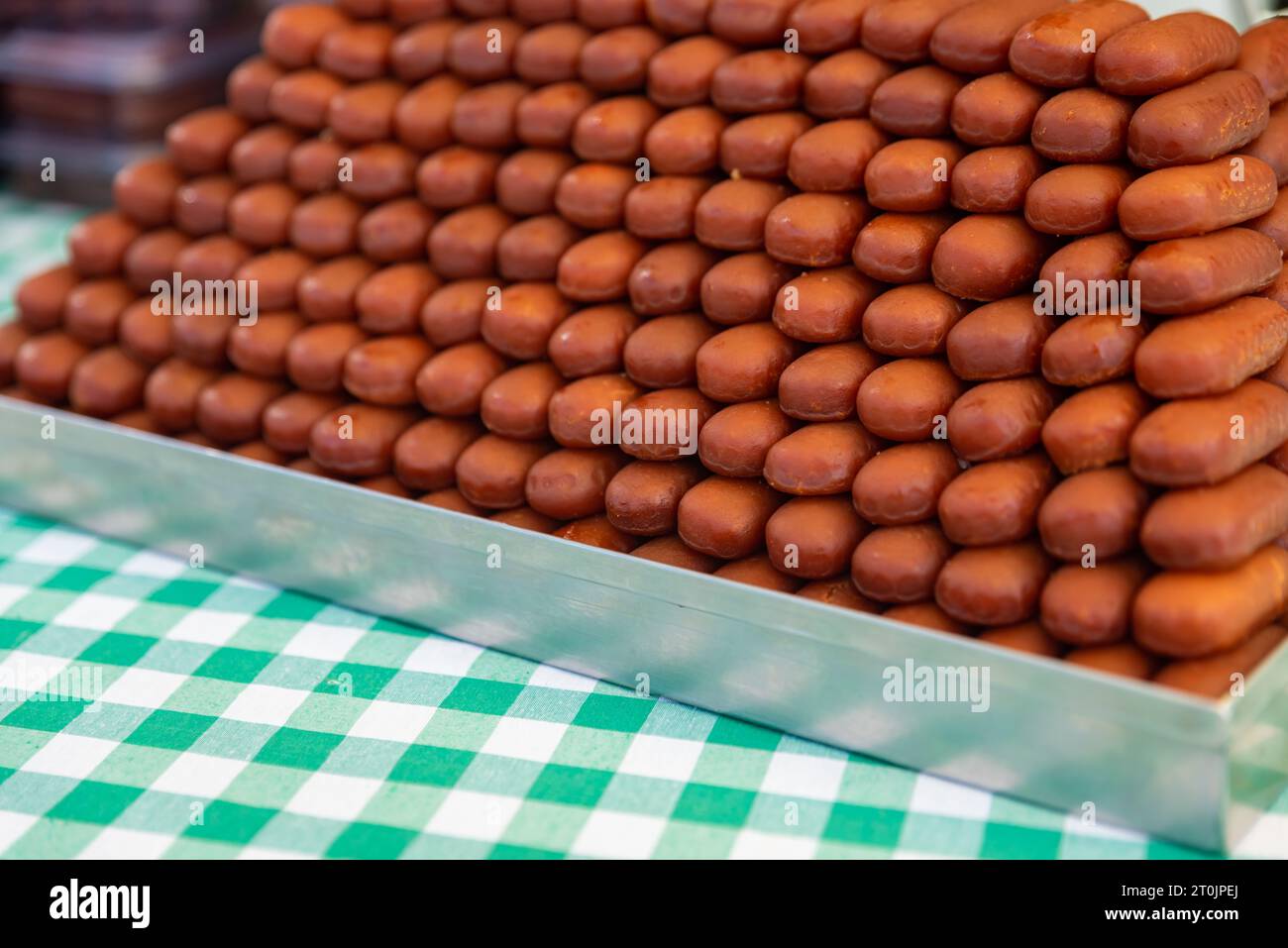 Traditional delicious Turkish dessert; Bagdad date dessert -Turkish ...