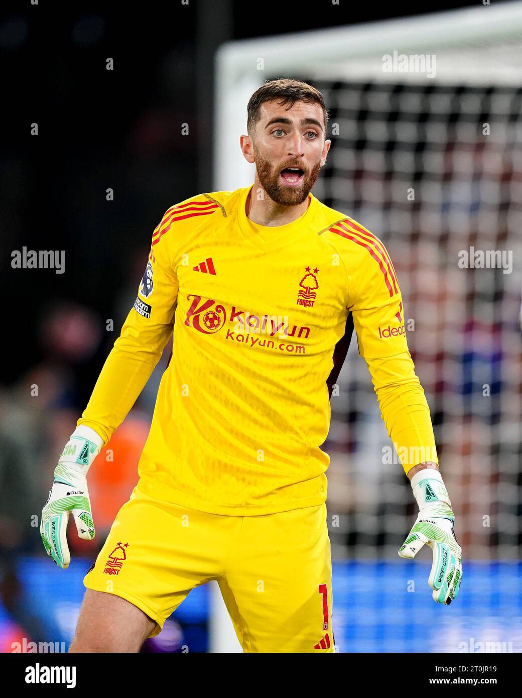 Nottingham Forest goalkeeper Matt Turner during the Premier League ...
