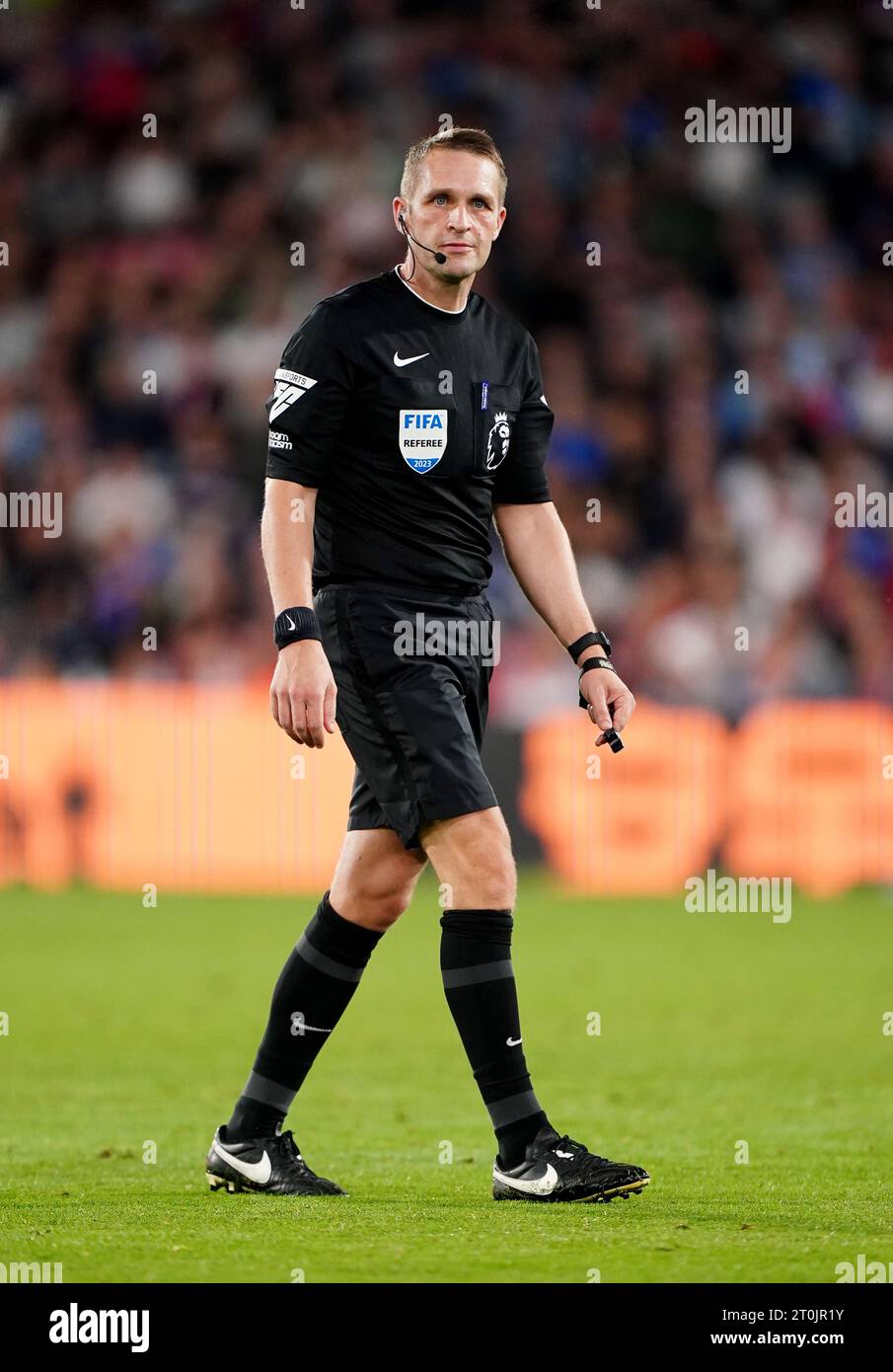 Referee Craig Pawson during the Premier League match at Selhurst Park ...