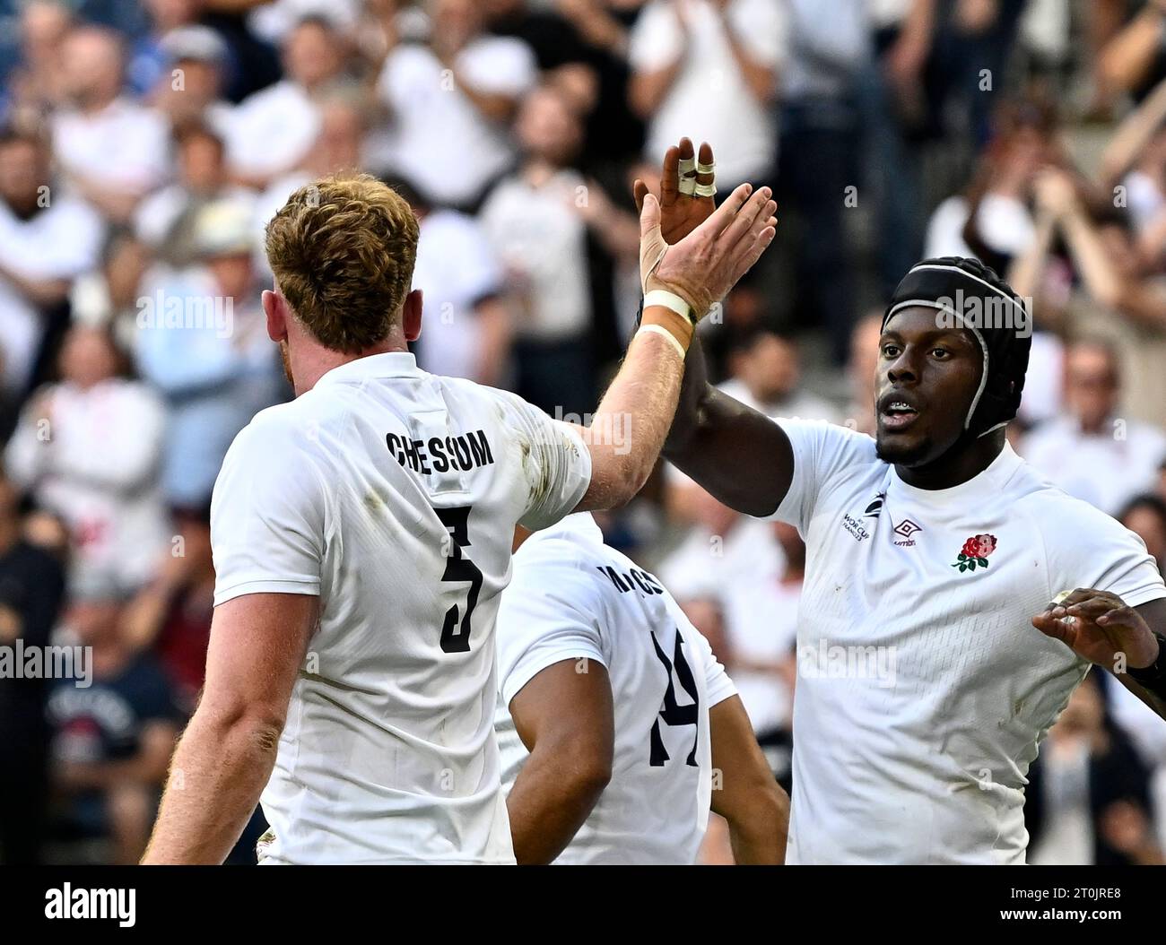 Lille, France. 07th Oct, 2023. England V Samoa Rugby World Cup pool D ...