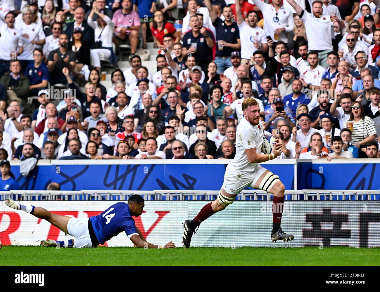 Lille, France. 07th Oct, 2023. England V Samoa Rugby World Cup pool D ...