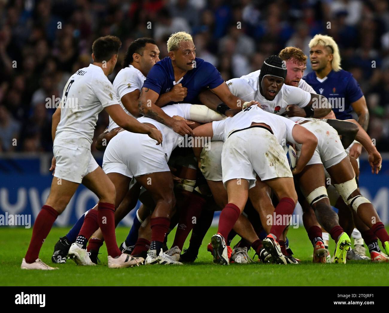 Lille, France. 07th Oct, 2023. England V Samoa Rugby World Cup pool D ...