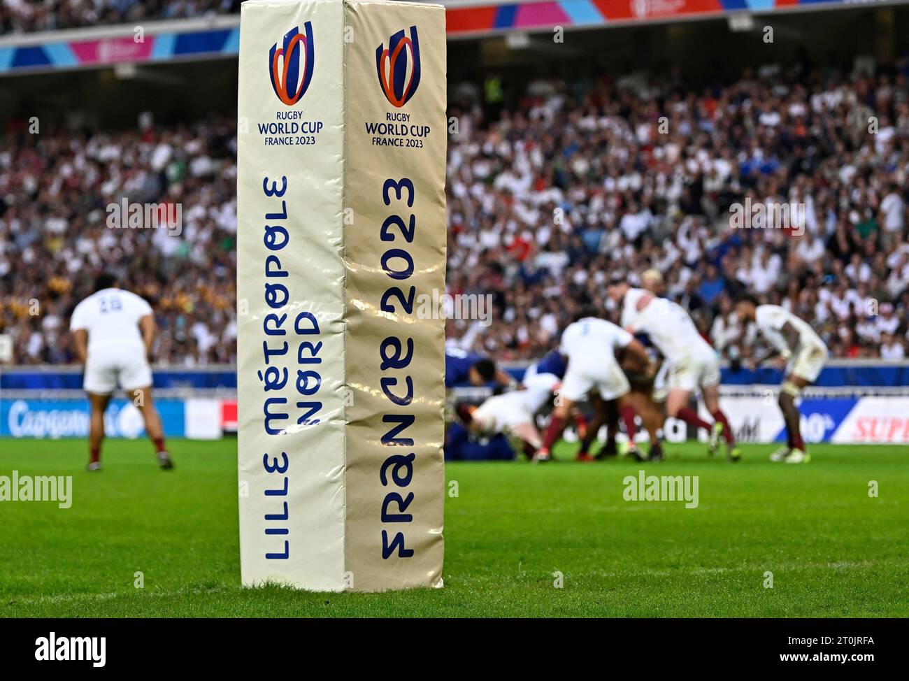 Lille, France. 07th Oct, 2023. England V Samoa Rugby World Cup pool D ...