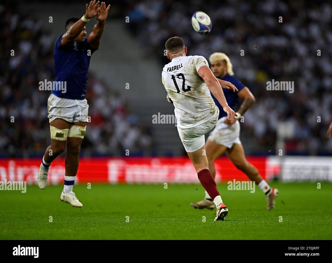 Lille, France. 07th Oct, 2023. England V Samoa Rugby World Cup pool D ...