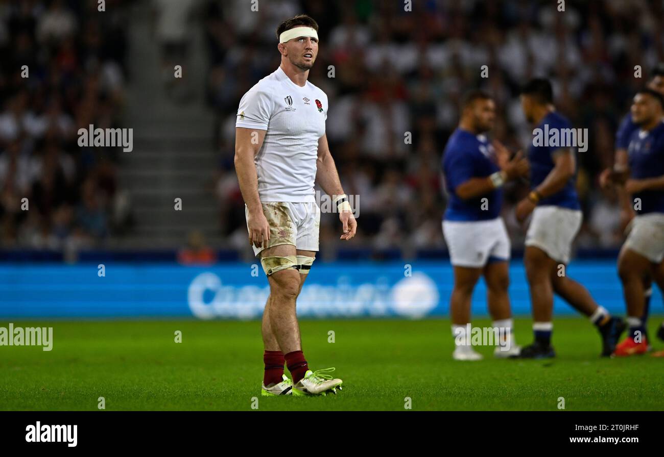 Lille, France. 07th Oct, 2023. England V Samoa Rugby World Cup pool D ...