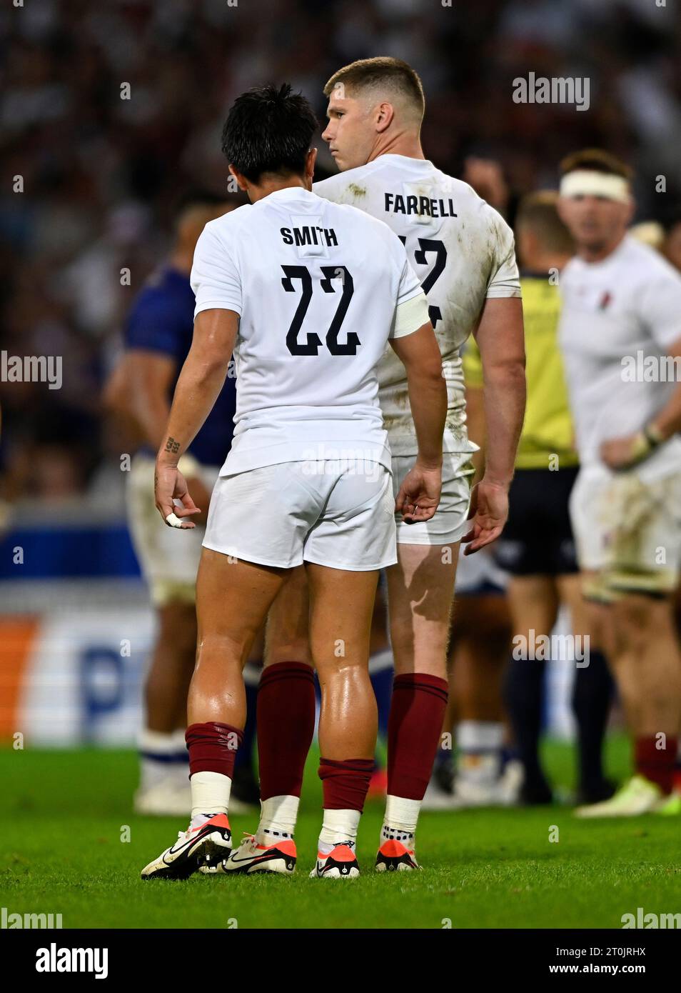 Lille, France. 07th Oct, 2023. England V Samoa Rugby World Cup pool D ...